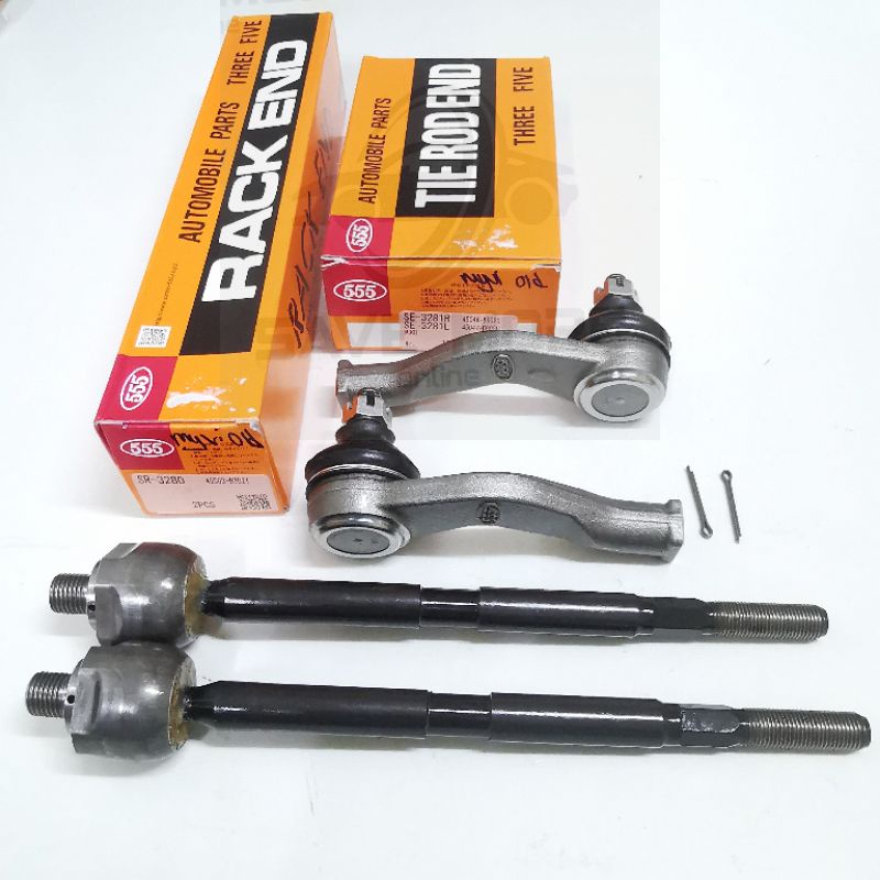100% ORIGINAL JAPAN 555 PERODUA MYVI OLD RACK END & TIE ROD END COMBO ...