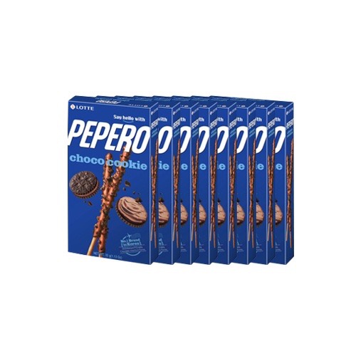 Lotte Pepero Choco Cookie MultiPack 256G | Shopee Malaysia