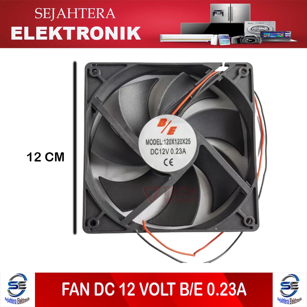 Internal Cooling Fan DC Cooling Fan DC Fan 12x12 cm 12v B/E 0.23 A ...