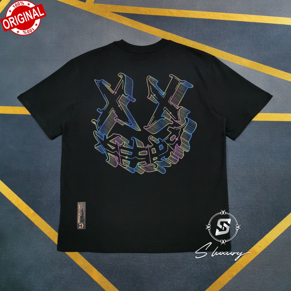 RICKY IS CLOWN REFLECTIVE BLACKLETTER FONT TEE (OVERSIZE) | Shopee Malaysia