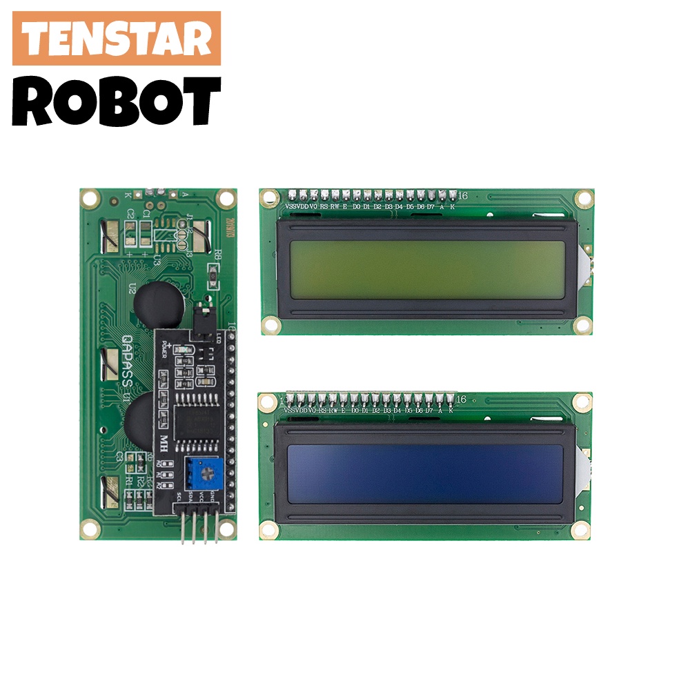 LCD module Blue Green screen IIC/I2C 1602 for arduino 1602 LCD UNO r3 ...