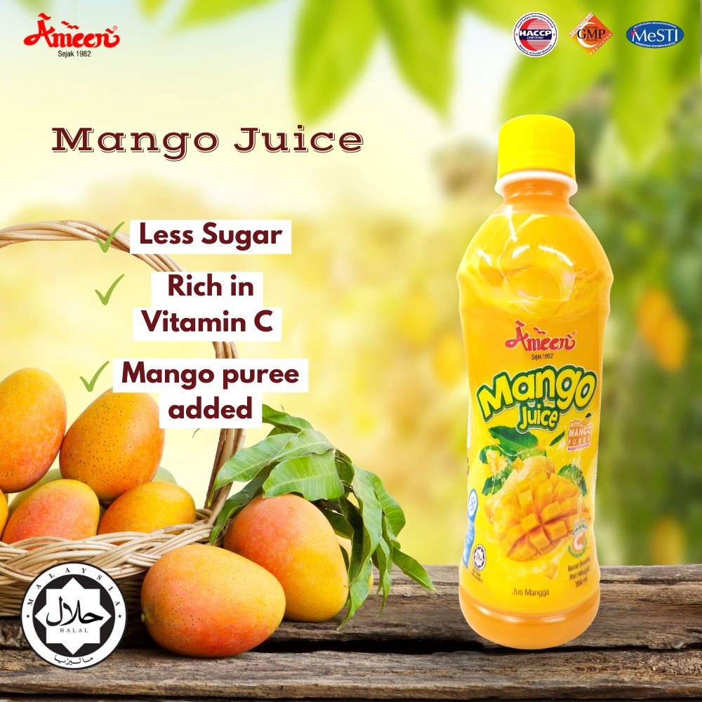 AMEEN Mango Juice Puree Doorgift 350ml Jus Mangga | Shopee Malaysia