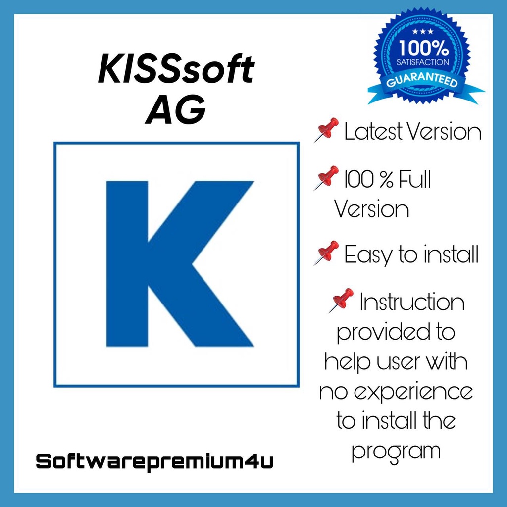 KISSsoft AG 2024 SP1 (2024)🔥【Latest】🔥 | Shopee Malaysia
