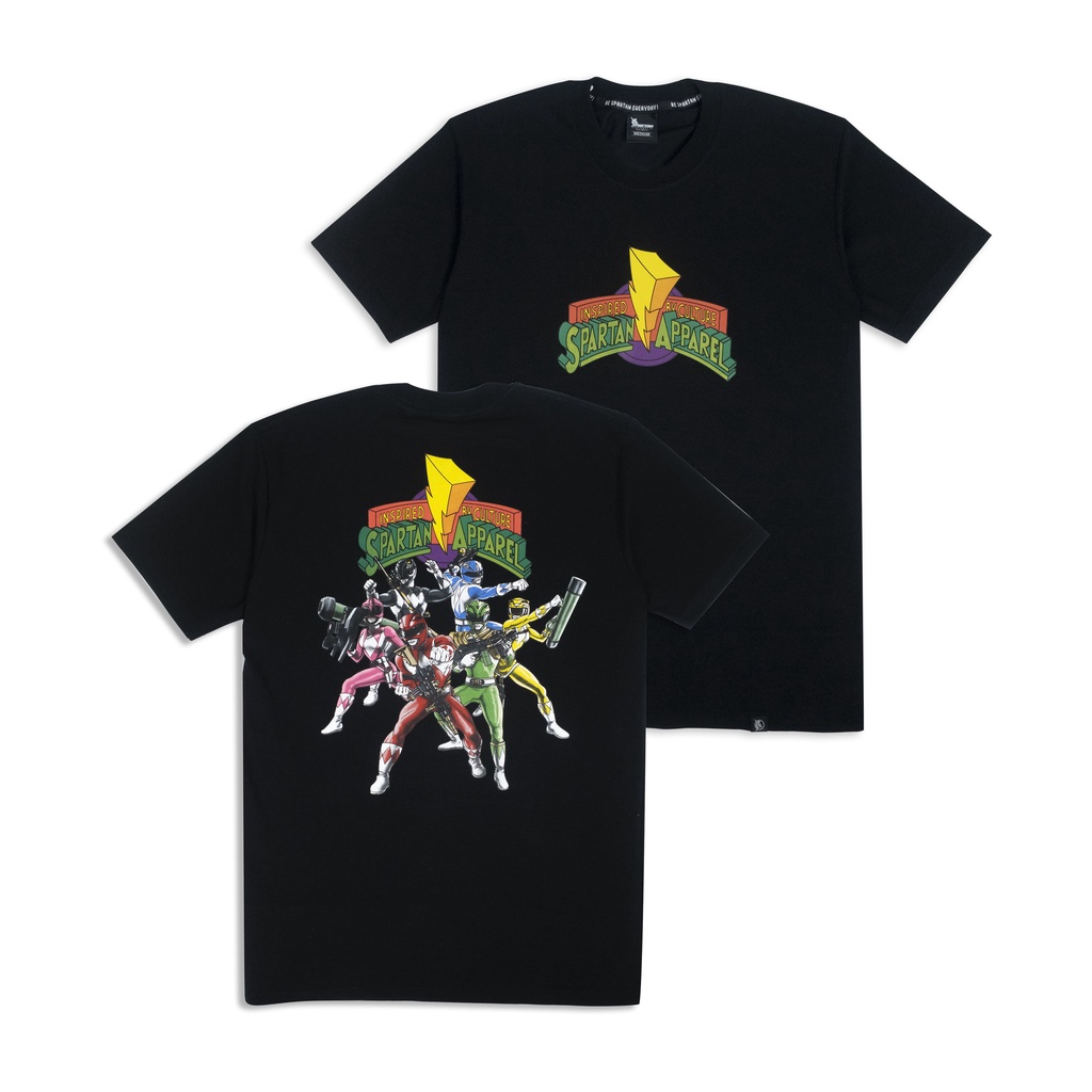 Power RANGER BLACK TEES by SPARTAN APPAREL | Shopee Malaysia