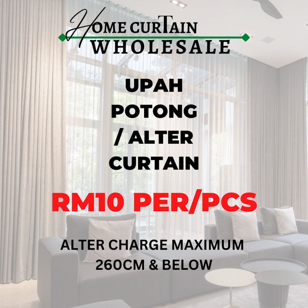 Alter Curtain 1PCS RM10!!! Upah Potong / Alter Curtain For All Curtain ...