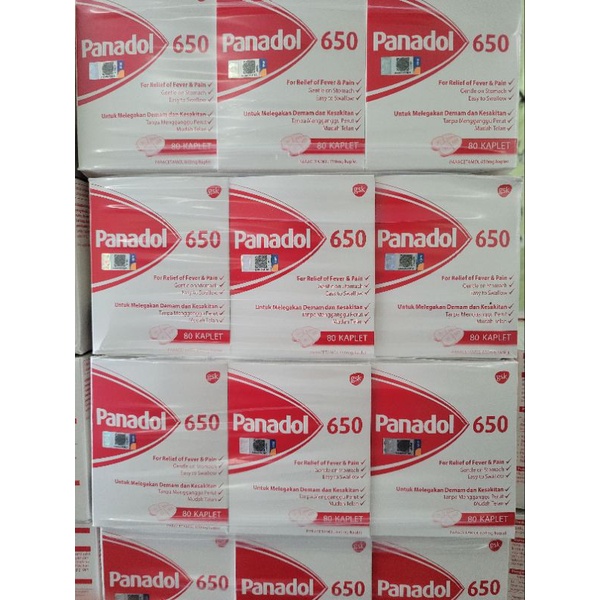 Panadol 650mg Tablet 8x10's/Box (ready stock) | Shopee Malaysia