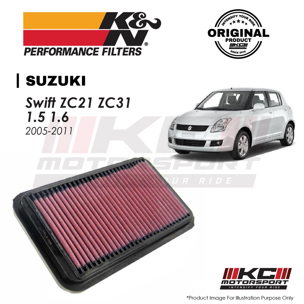 Suzuki Swift ZC21 ZC31 1.5 1.6 2005-2011 - K&N KN Drop In Performance ...