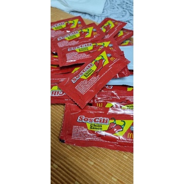 McD chili sauce sos chili pack | Shopee Malaysia