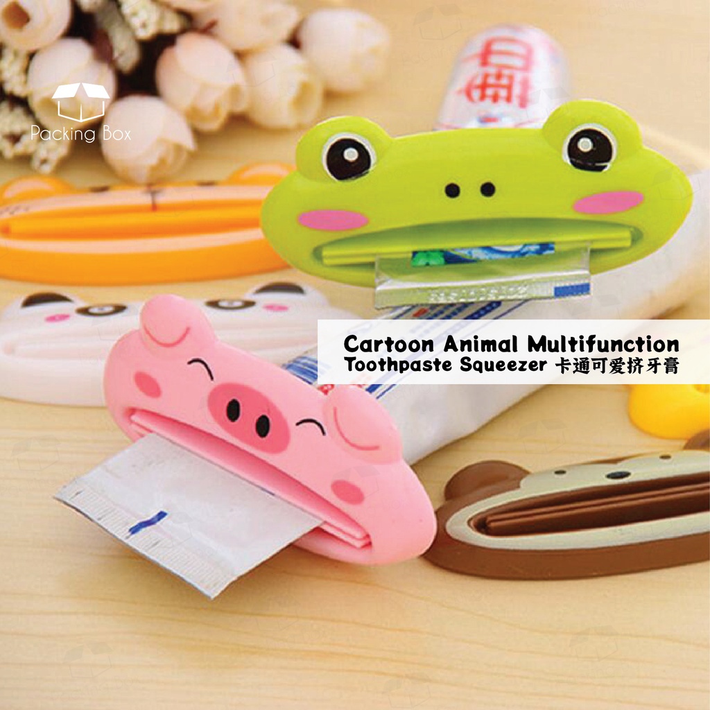 Cartoon Easy Squeeze Toothpaste Dispenser Tube Extrude Multifunction ...