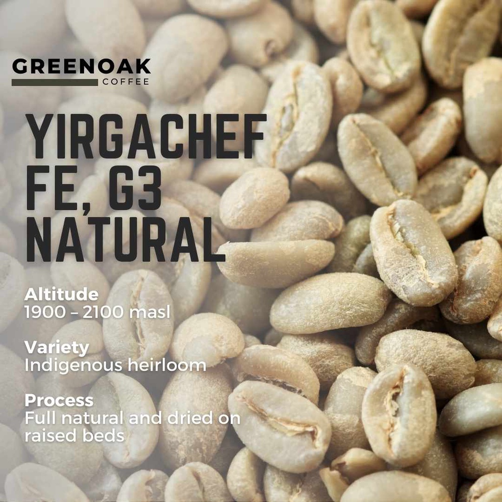 [Unroasted Arabica] Ethiopia Yirgacheffe Natural G3 Raw Green Coffee ...