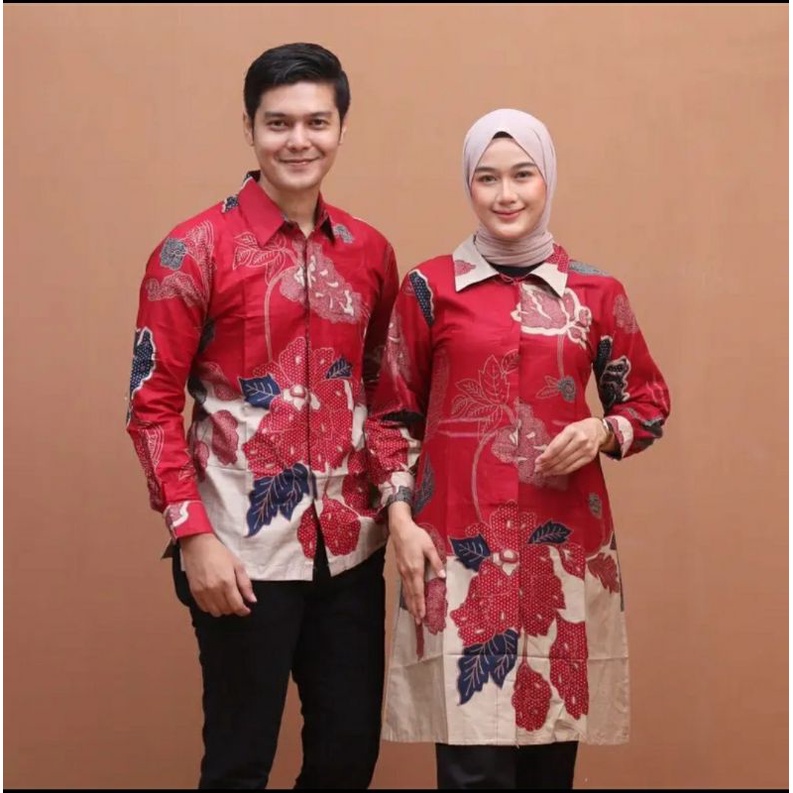 Batik Couple | Modern Couple Batik | Couple Batik Clothes | Batik Tunic ...