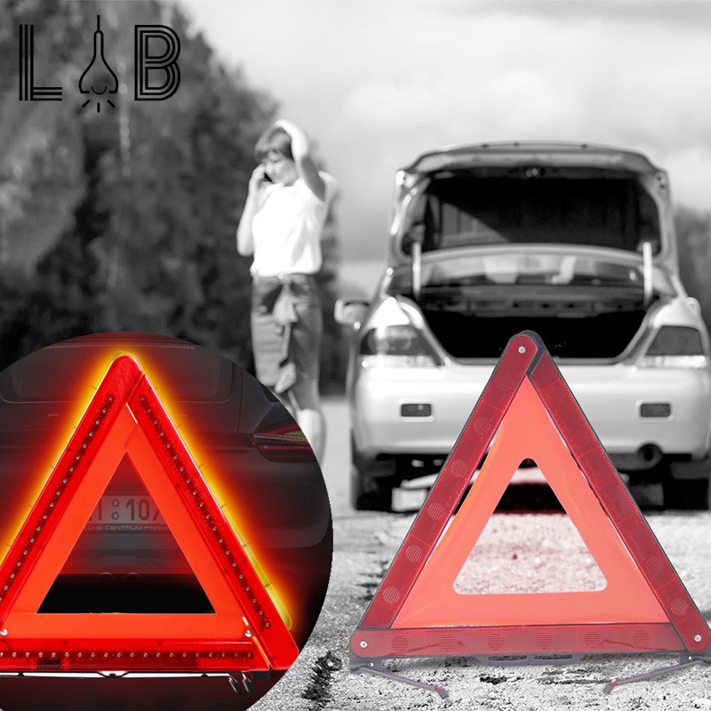 Car Early Warning Device Signage Reflective Triangle Car Safety Warning ...