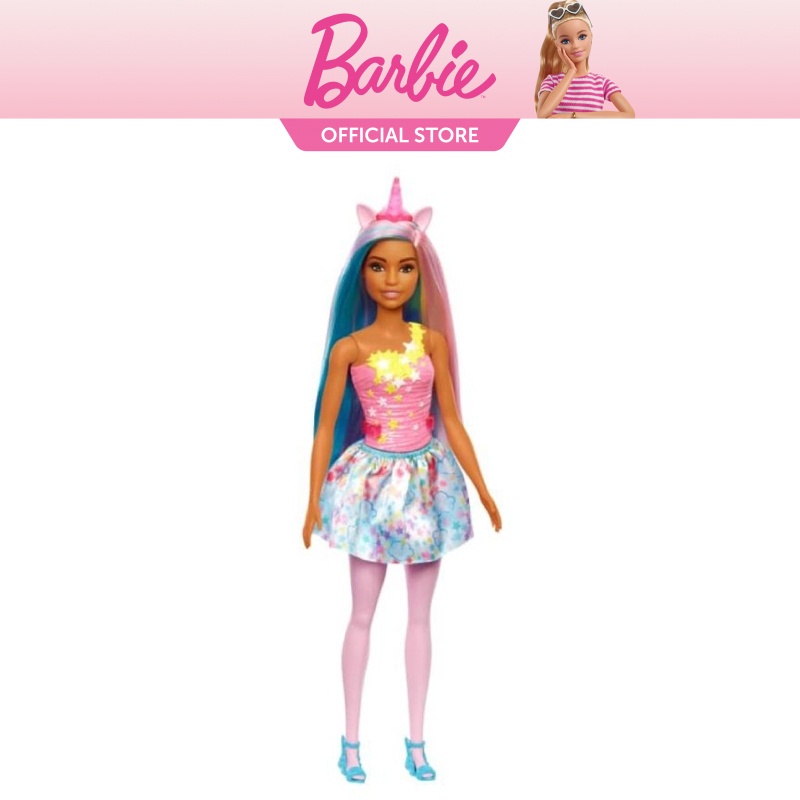 Barbie Dreamtopia Unicorn With Pink Horn Doll (HGR21) | Shopee Malaysia