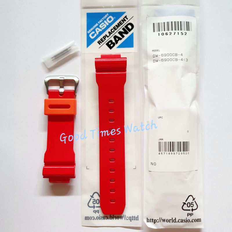 G-shock DW-6900CB-4 DW 6900CB DW 6900 STRAP CASIO ORIGINAL | Shopee ...