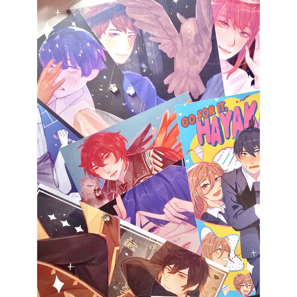 Assorted Prints Genshin Impact Zhongli Diluc Ei Raiden Shogun Makima ...