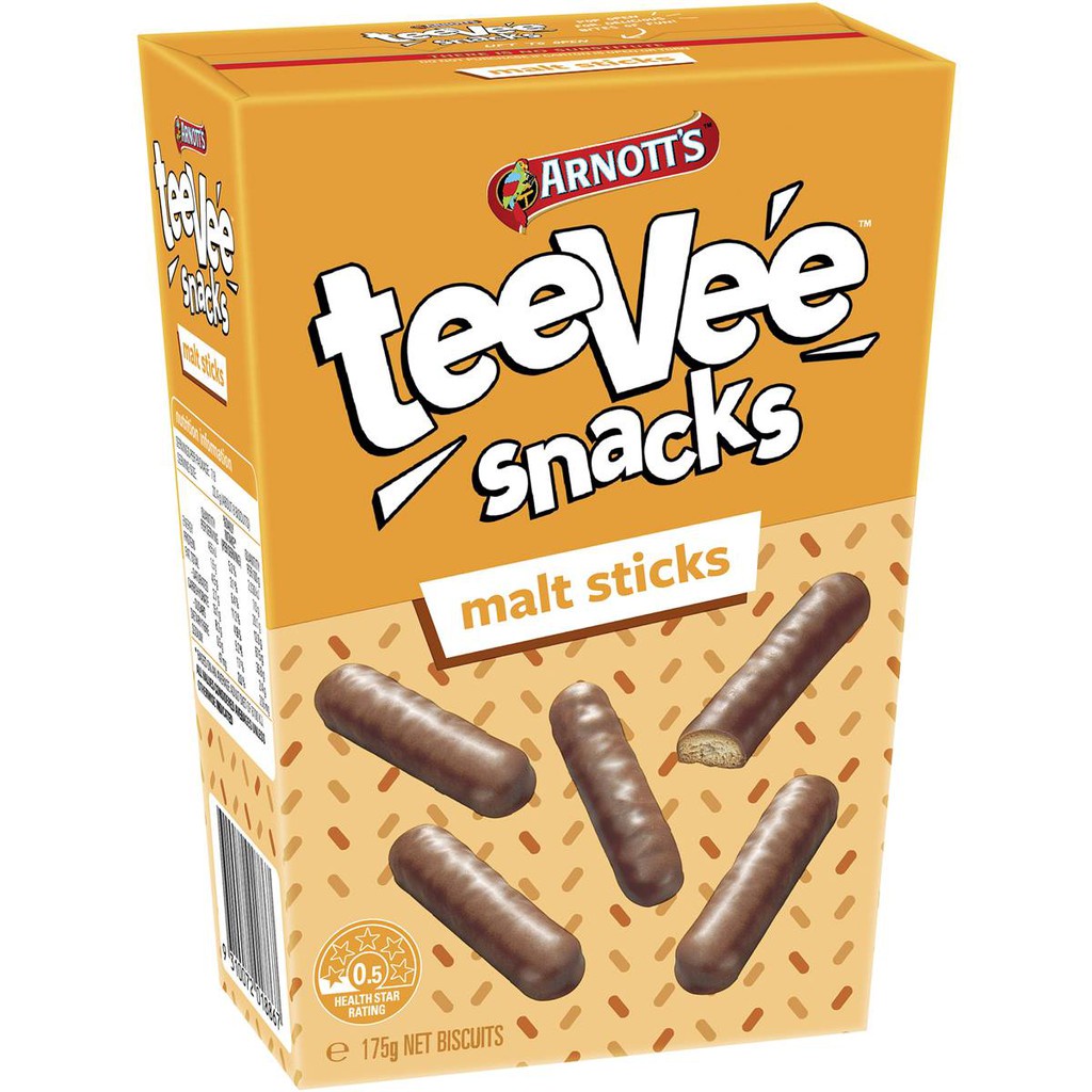 Arnott's Chocolate TeeVee Snack Malt Sticks 175g | Shopee Malaysia