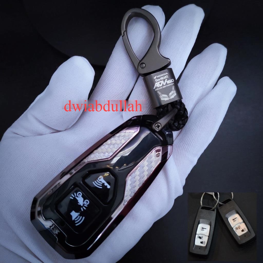 GANTUNGAN Cool 2022 honda ADV 160 motorbike keyless remote cover key ...