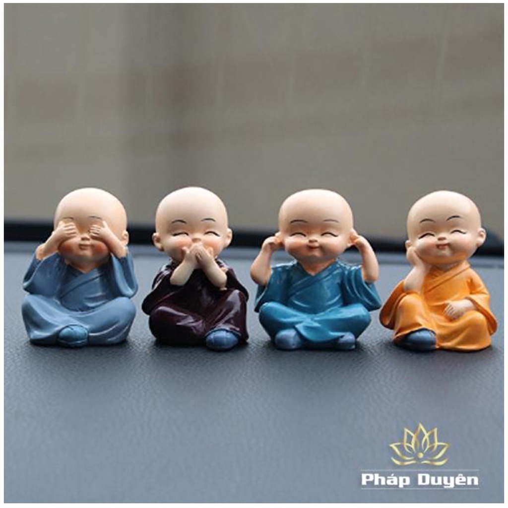 Statue of 4 Little Monks Four Emptiness (Set of 4 statues) | Shopee ...