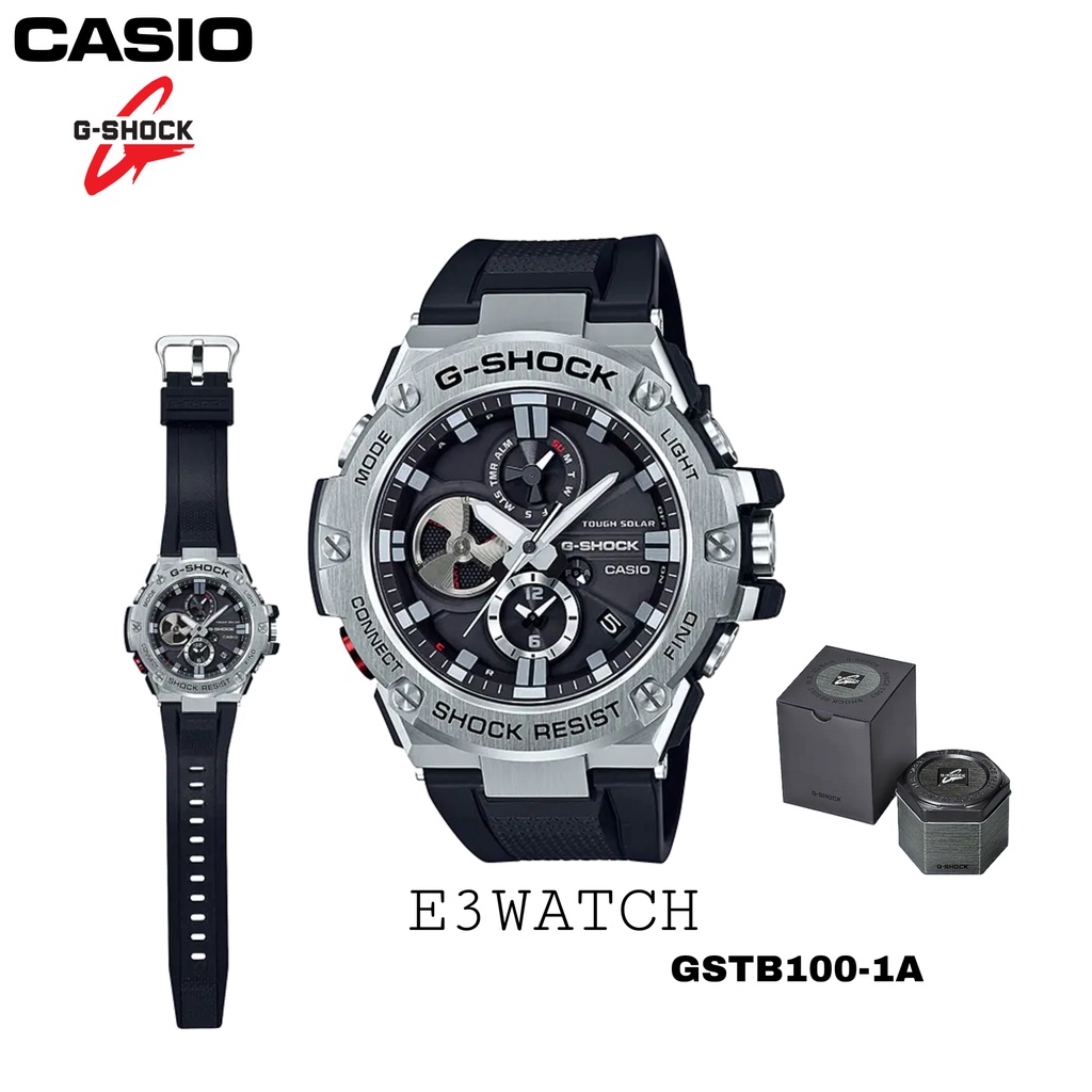 G SHOCK G-STEEL GSTB100-1A 100% Authentic GSTB/GSTB100/GST-B100-1A ...