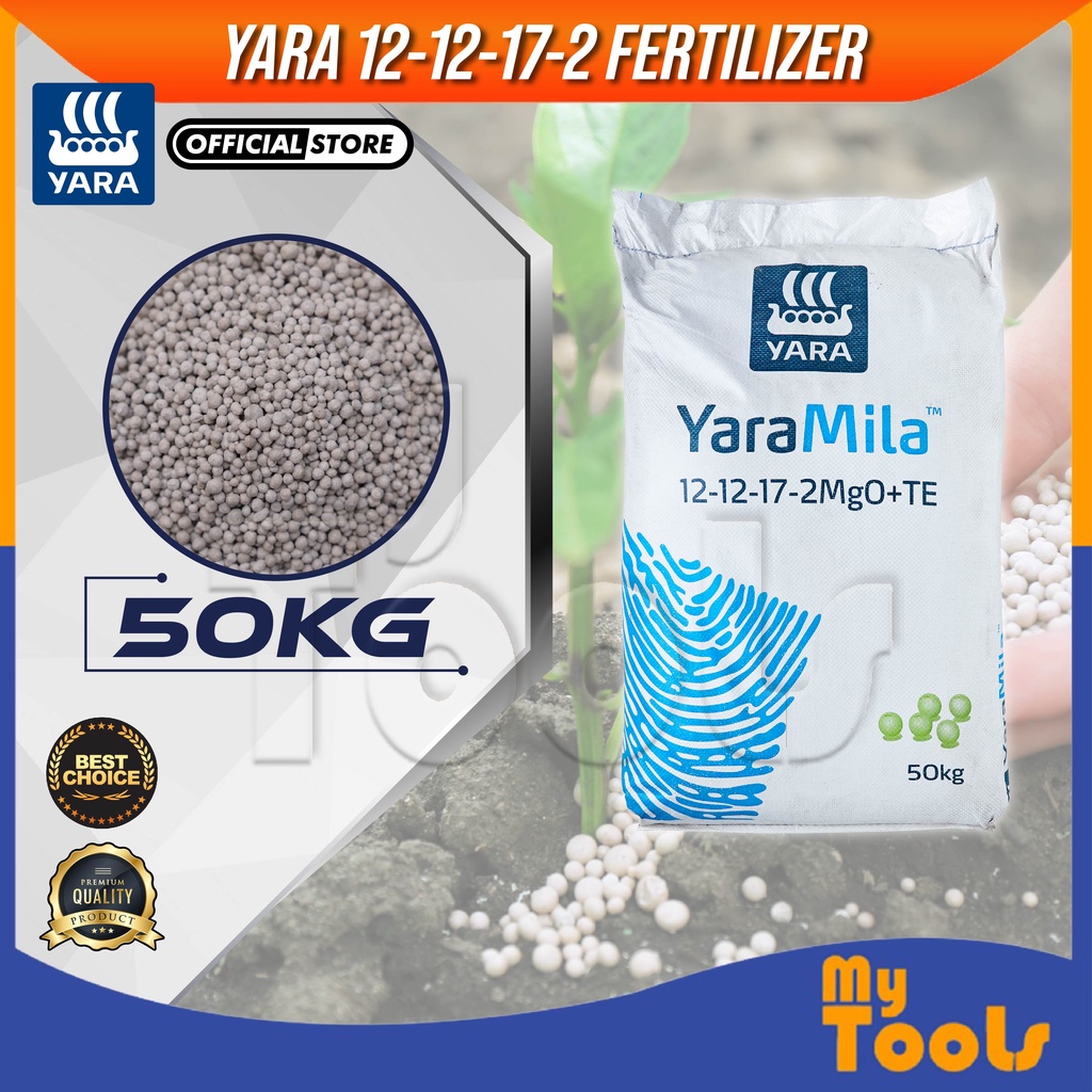 M.Machinery YaraMila 12-12-17 +2MgO +TE (50KG) Baja YaraMila Compound ...