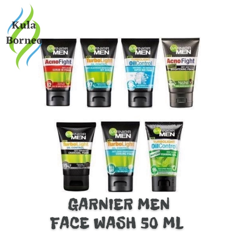 Garnier Men Face Wash All Variant 50ml | Shopee Malaysia