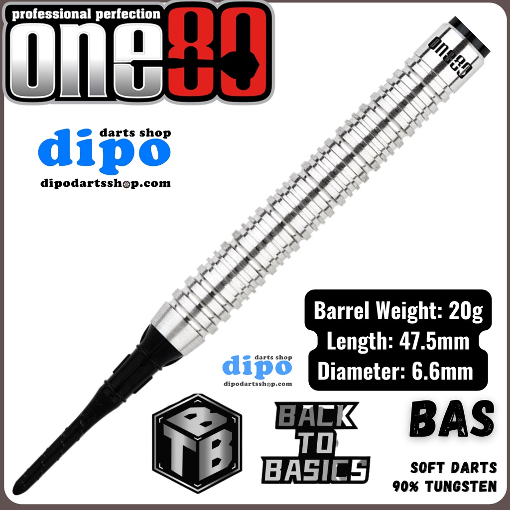 ONE80 Soft Darts - Back to Basic BAS (90% Tungsten) | Shopee Malaysia