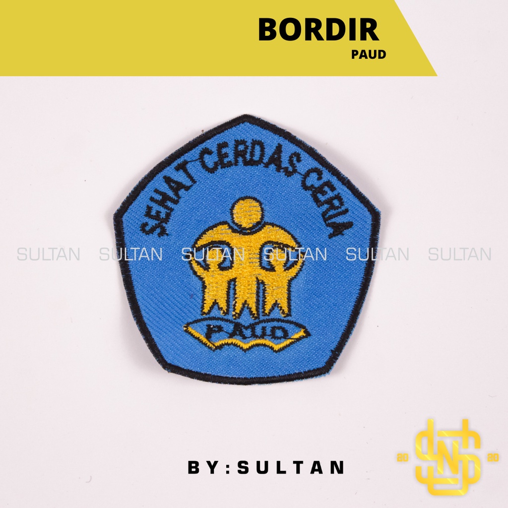 MERAH PUTIH Embroidered OSIS Logo SCOUT School Attributes Bet/Badge ...