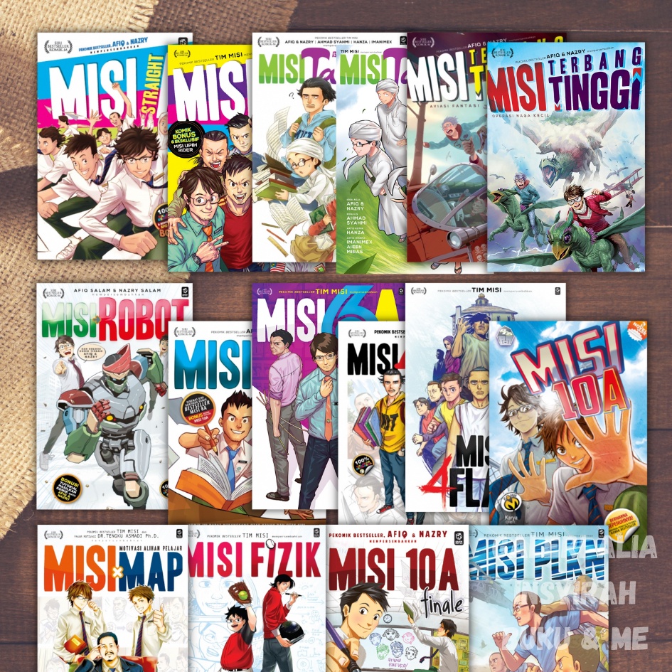 KOMIK M Buku Komik Motivasi Murah Malay books Komik Misi 10A PT3 6A 4 ...