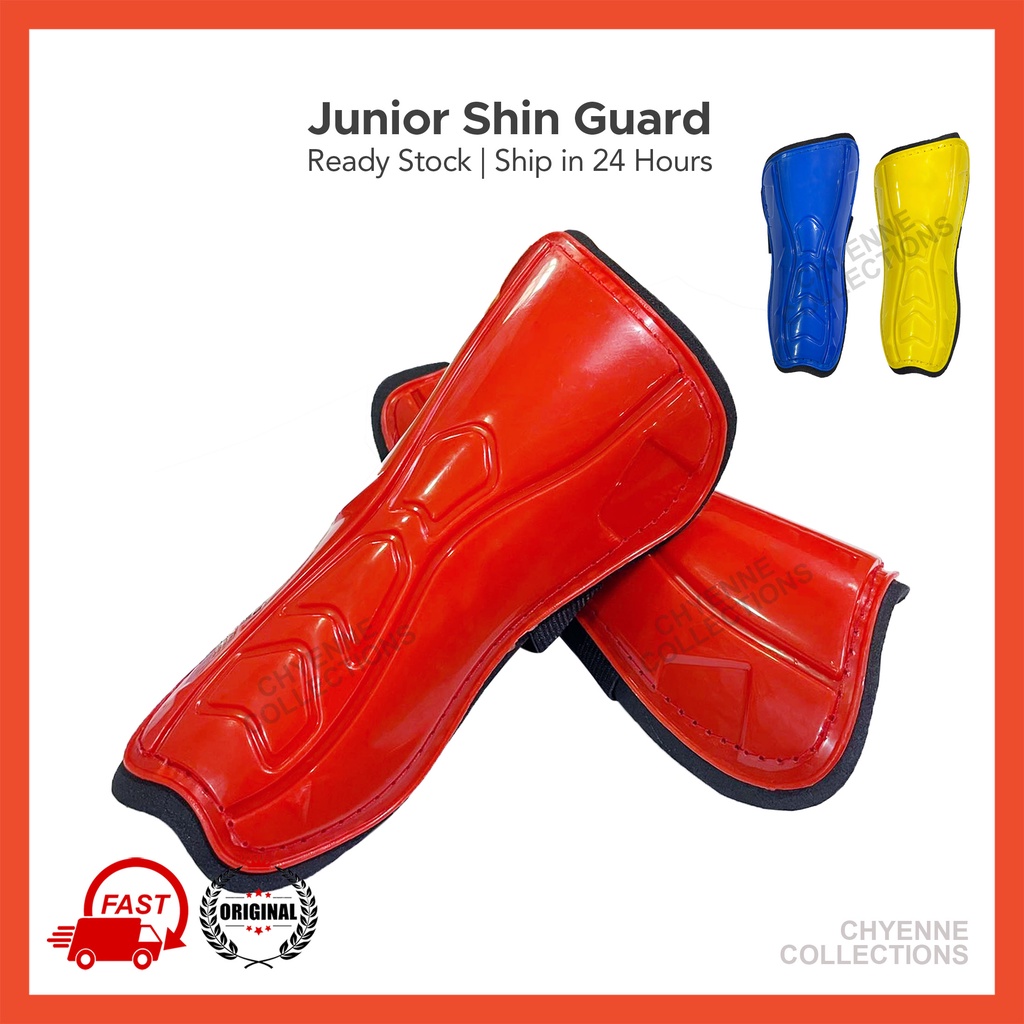 PSS Junior Shin Guard for Kids 1 Pair (Unisex) Blue Red Yellow ...