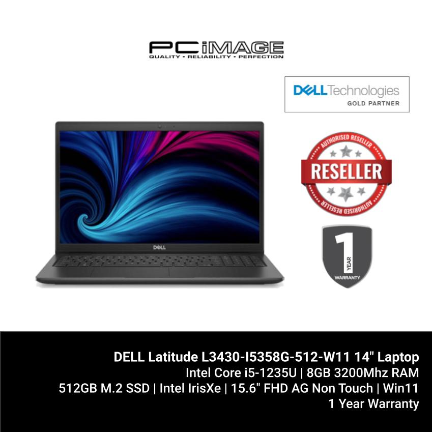 DELL Latitude L3430-I5358G-512-W11 14" Laptop (i5-1235U, 8GB, 512GB ...