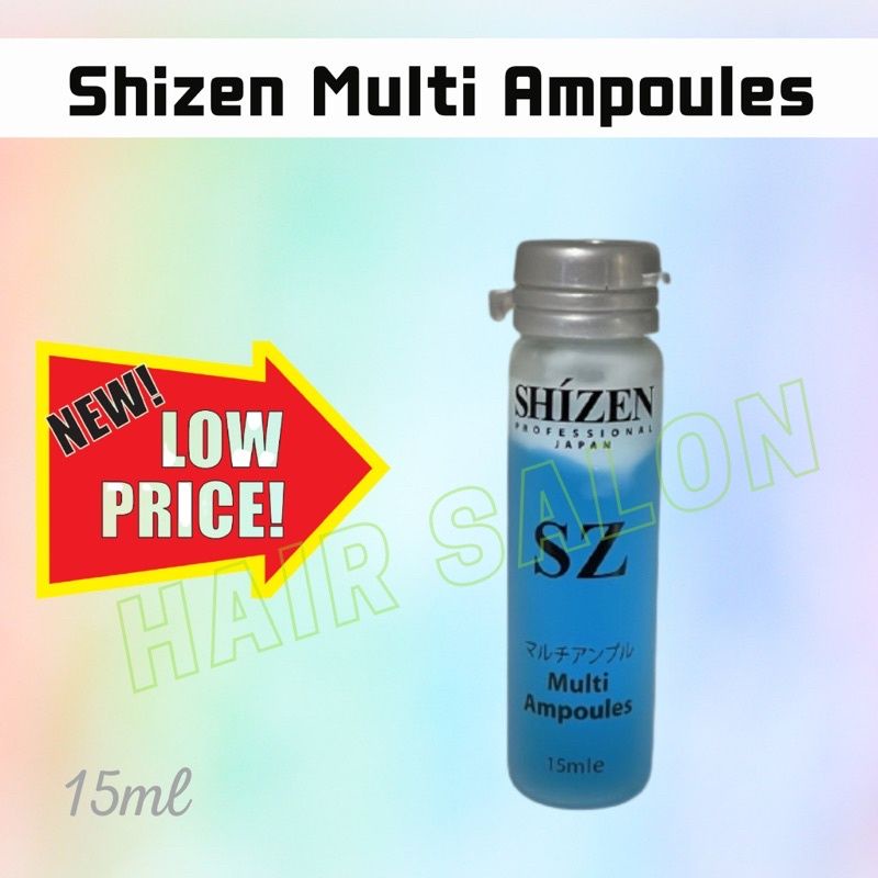 Shizen multi Ampoules moisture hair treatment with jojoba extra salon ...
