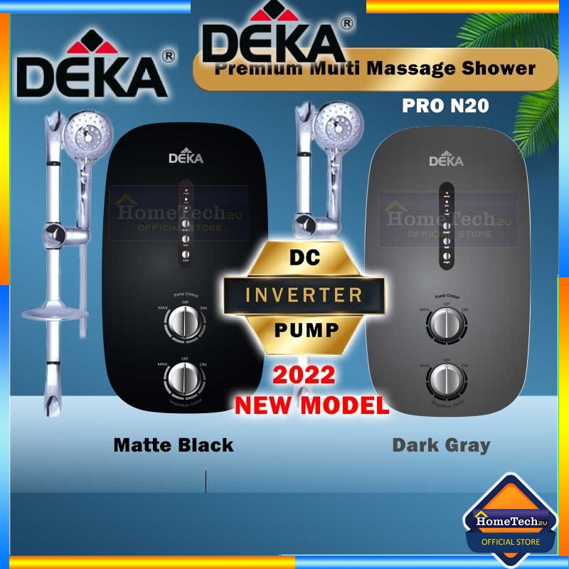 Deka Designer Water Heater with DC Inveter Pump Home Shower Pro N20 Pro ...