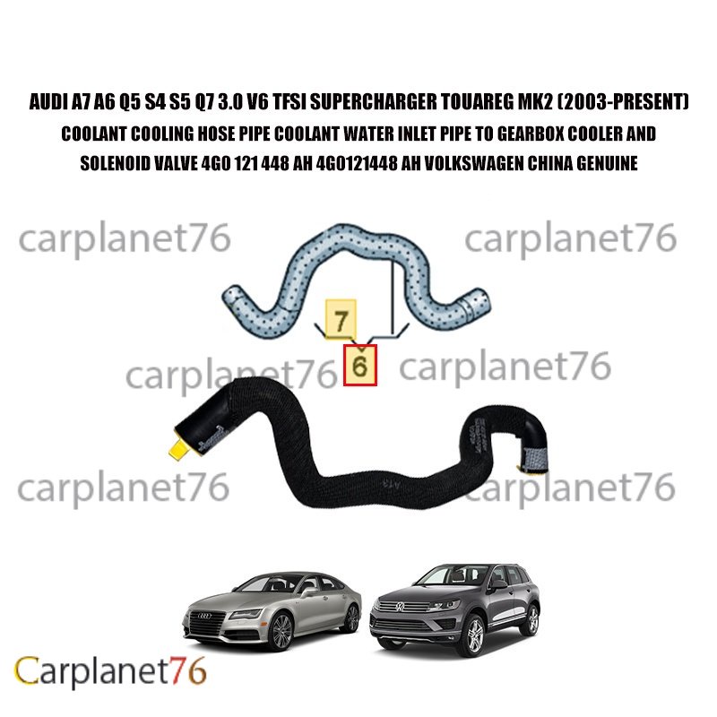AUDI A7 A6 Q5 S4 S5 Q7 3.0 V6 TFSI SUPERCHARGER TOUAREG MK2 COOLANT ...