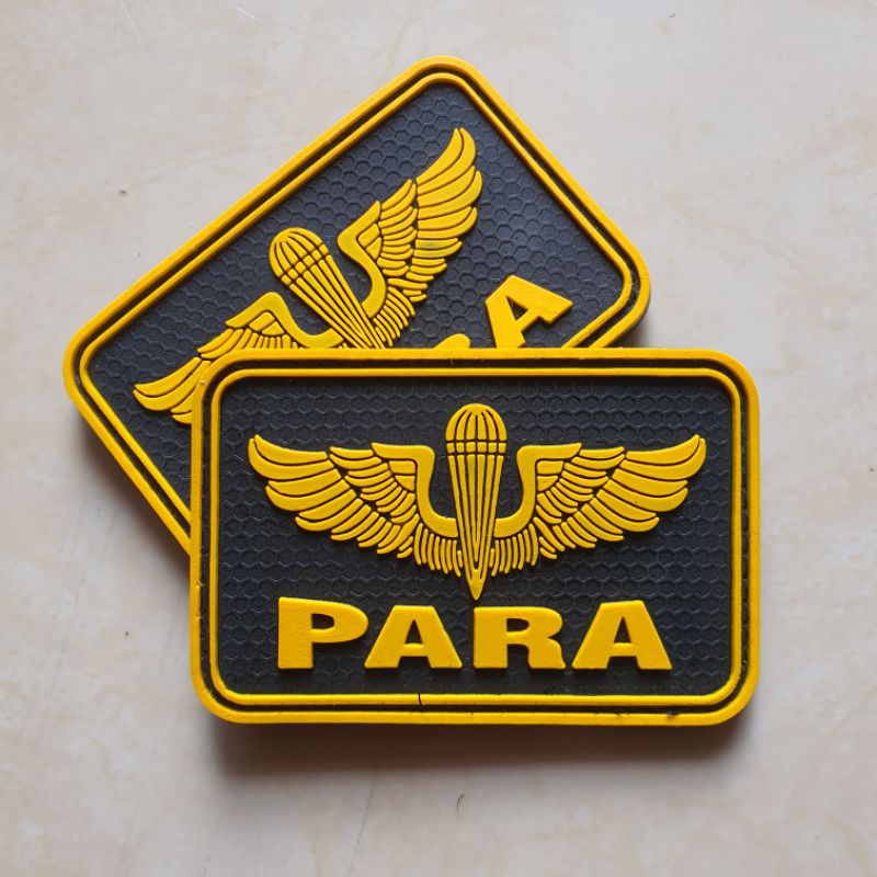 Patch rubber logo para - tni ad - raider - velcro rubber emblem patch ...