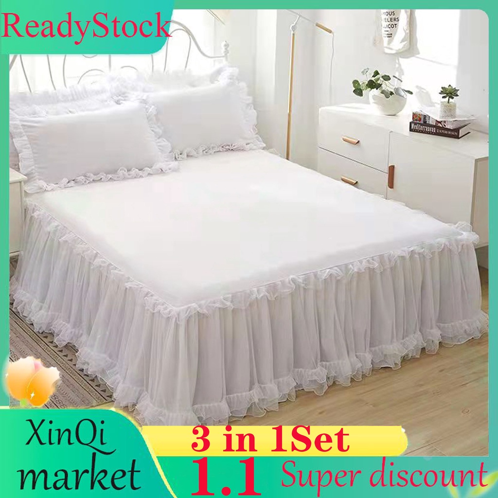 🔥 Readystock 🔥Cadar Pengantin Beropol Set Cadar Pengantin Ropol Cotton ...