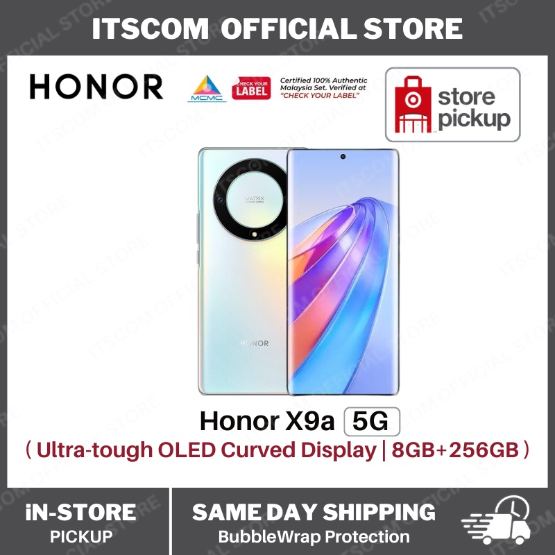 HONOR X9a 5G Smartphone | 8GB + 256GB ROM | Ultra-tough OLED Curved ...