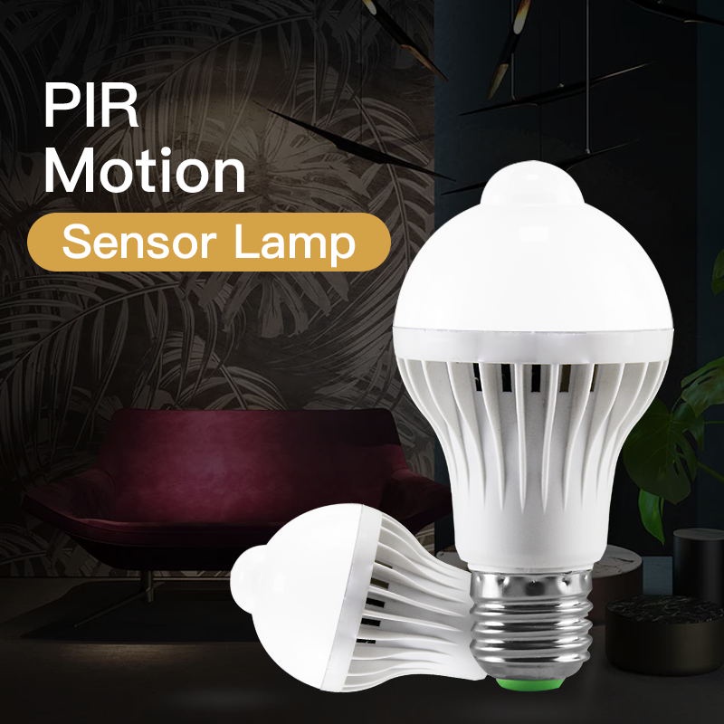 Led Sensor Light Bulbs E27 Smart Motion Bulb 5W 7W 9W 220V Energy ...