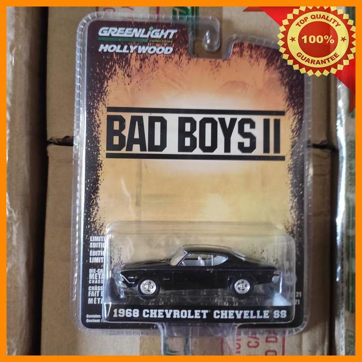 (GRA) Greenlight HOLLYWOOD BAD BOYS II - 1968 CHEVROLET CHEVELLE SS | Shopee Malaysia