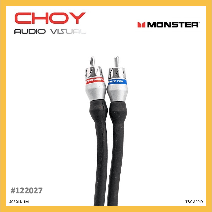 Monster Cable 402 XLN Xtreme Ultimate Performance Audio Interconnect ...