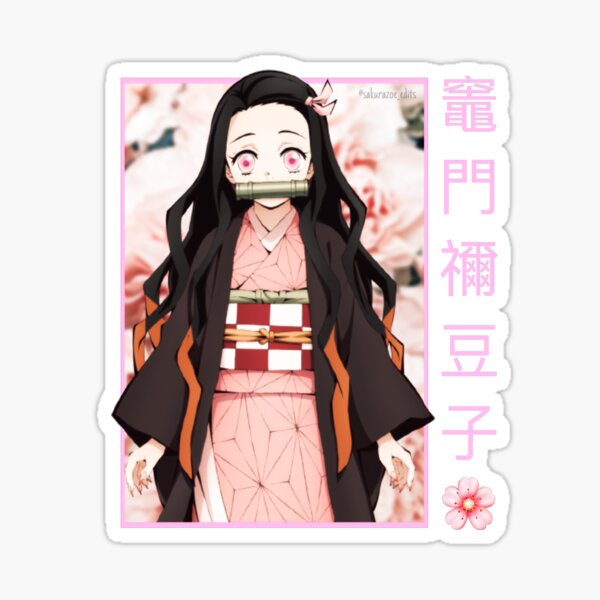 Nezuko Kamado Demon Slayer Stickers v1 | Shopee Malaysia