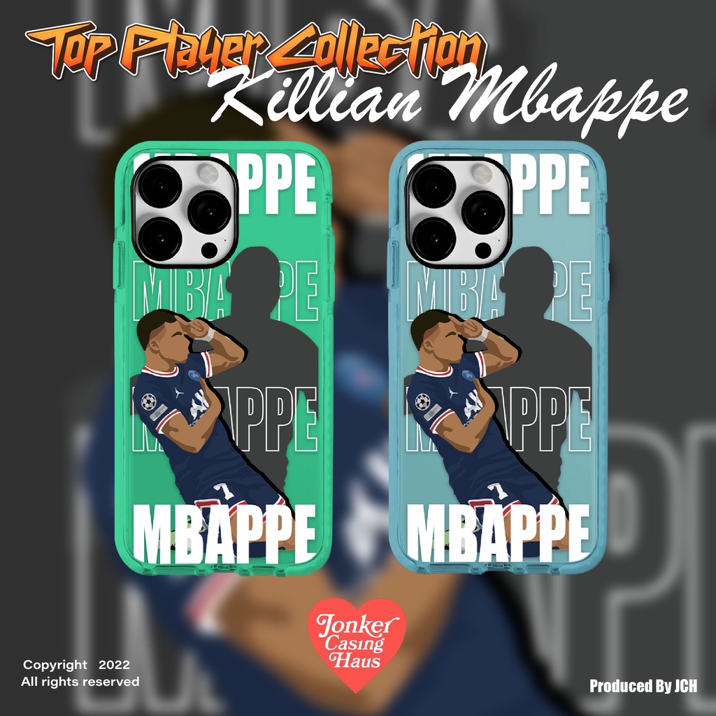KILLIAN MBAPPE SOFT TPU DESIGNATED PROTECT PHONE CASE IP 13 until 14 ...