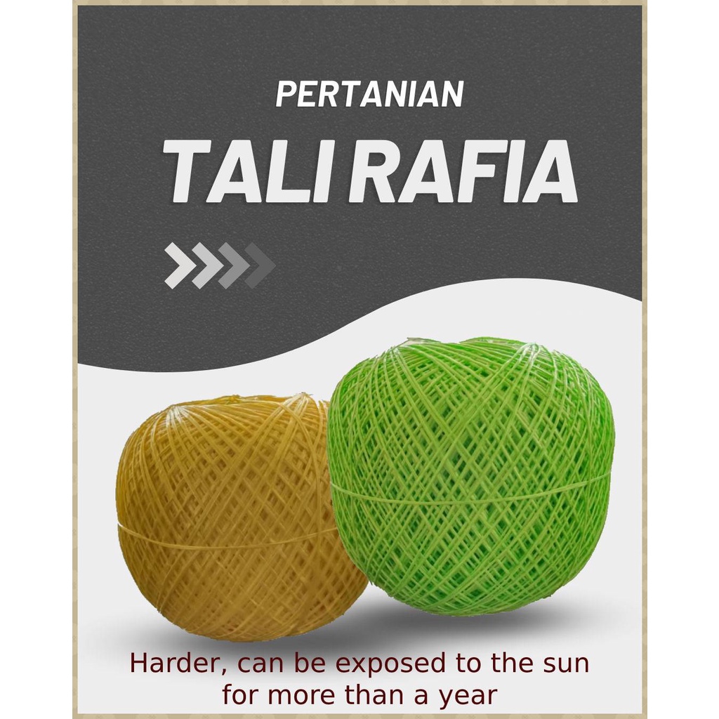 800gm(+/-) Raffia String Plastic Nylon String Rope Tali Plastik Tanpa ...