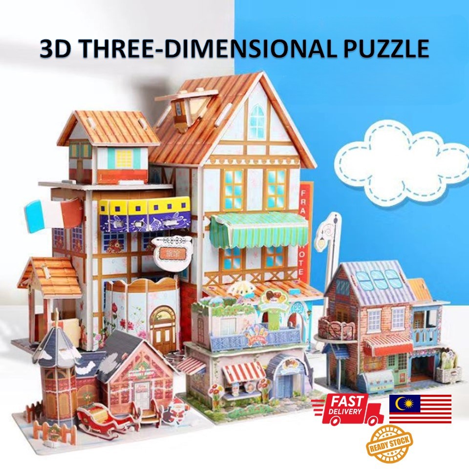 Jigsaw Puzzle 3D Carboard Puzzle Cartoon Design Kids Mind Creativity ...