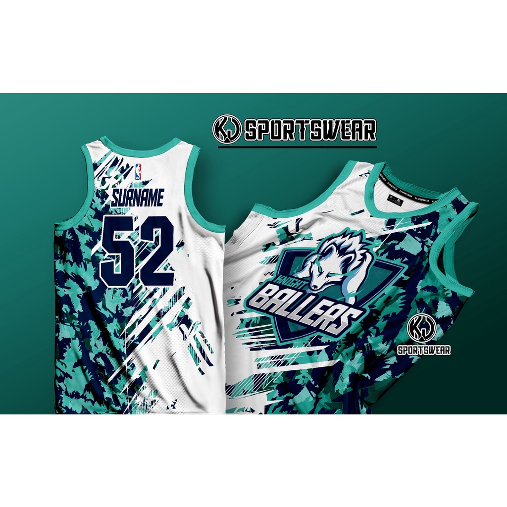 KNIGHT BALLERS FULL SUBLIMATION JERSEY FREE CUSTOMIZE OF NAME AND ...