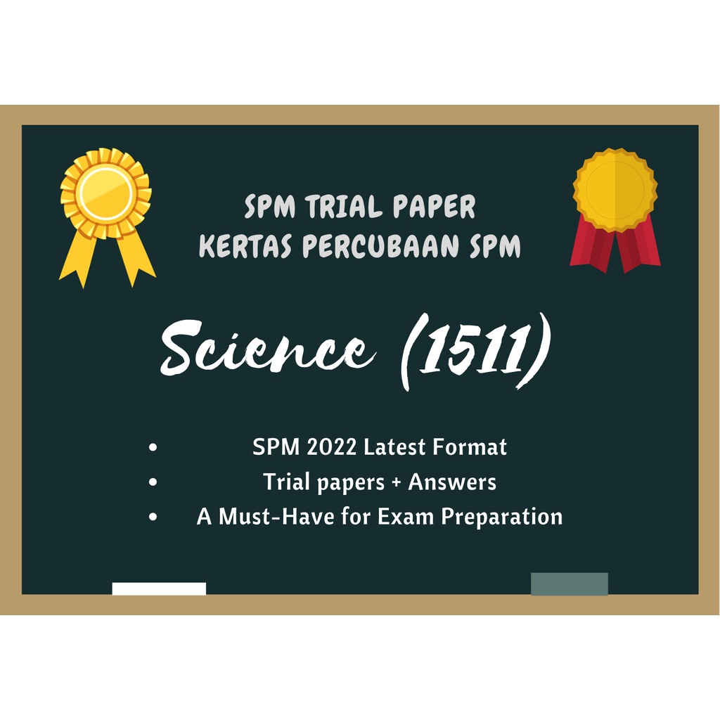 🔥🔥 2022/2023 SPM Science State E-Trial Percubaan Papers in PDF | Shopee ...
