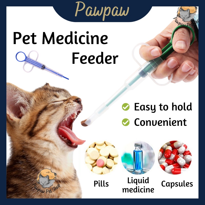 Pawpaw Pet Cat Medicine Feeder Kitten Cat Feeding Syringe Medicine Ubat ...