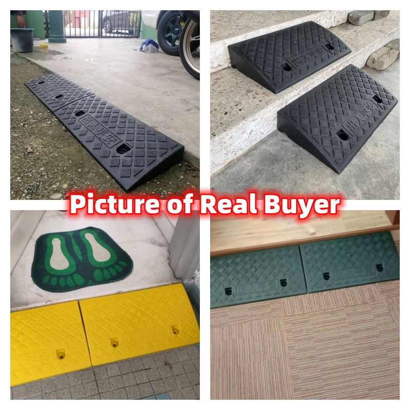 5000Kg Load Step Mat Ramp Heavy Duty Uphill Threshold Mat Triangle Pad ...