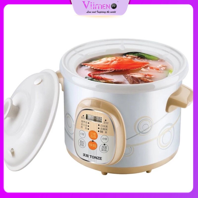 TONZE Ceramic Slow Cooker 220V~50HZ | Shopee Malaysia