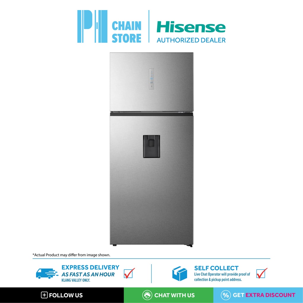 HISENSE RT749N4ABVI 700L 2-DOOR INVERTER REFRIGERATOR / FRIDGE | Shopee ...