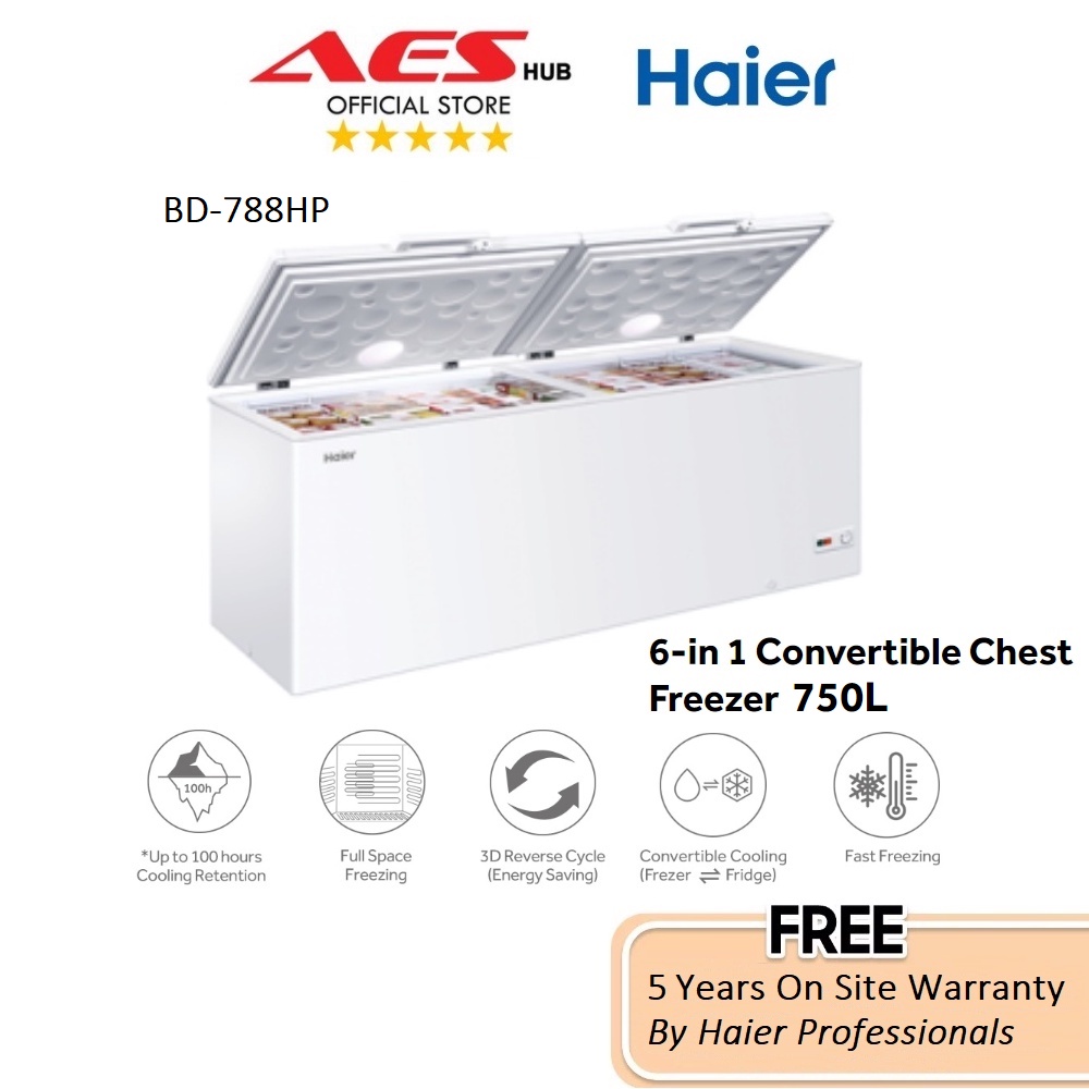 Haier Chest Freezer 750L Peti Freezer Murah Deep Freezer Peti Sejuk ...